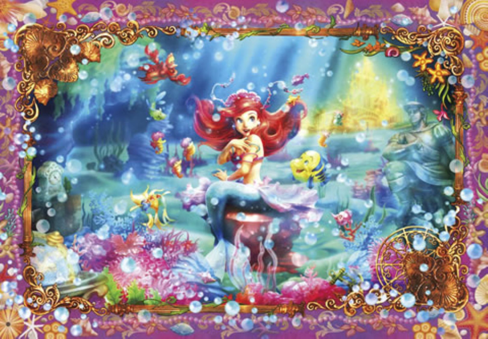 D-1000-419 Tenyo Disney Princess Ariel the Little Mermaid ...